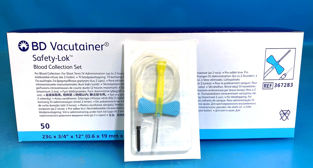 23g BD Vacutainer Blood Collection Set Butterfly Needles,, 44% OFF